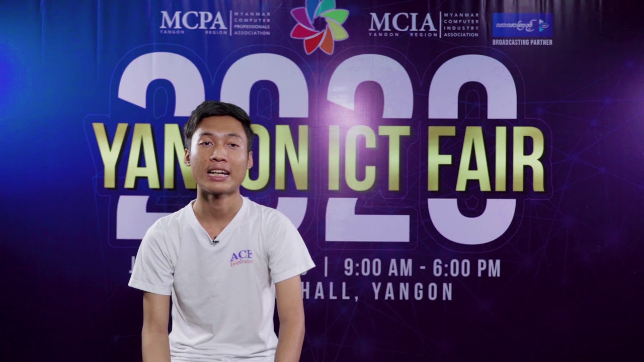 Promotion Plan of Ace Inspiration at Yangon ICT Fair 2020 - YouTube