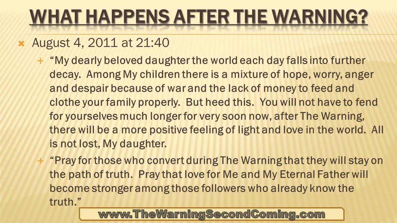 THE END TIMES PART 10 AFTER THE WARNING - YouTube
