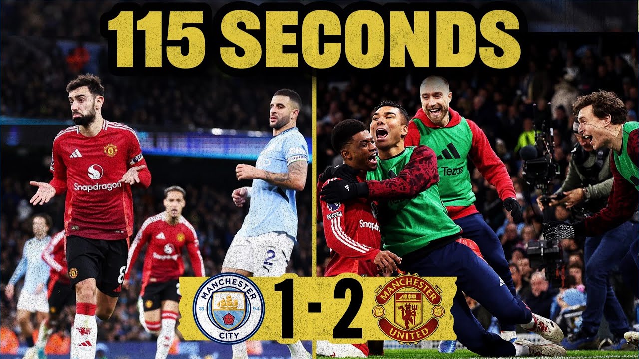 Amad Stars In Comeback Derby Win | Manchester is RED | Amorim Sets ...