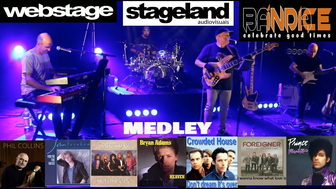 BANDA ÍNDICE - MEDLEY BALADAS 80'S - WEBSTAGE AGO'20 - YouTube