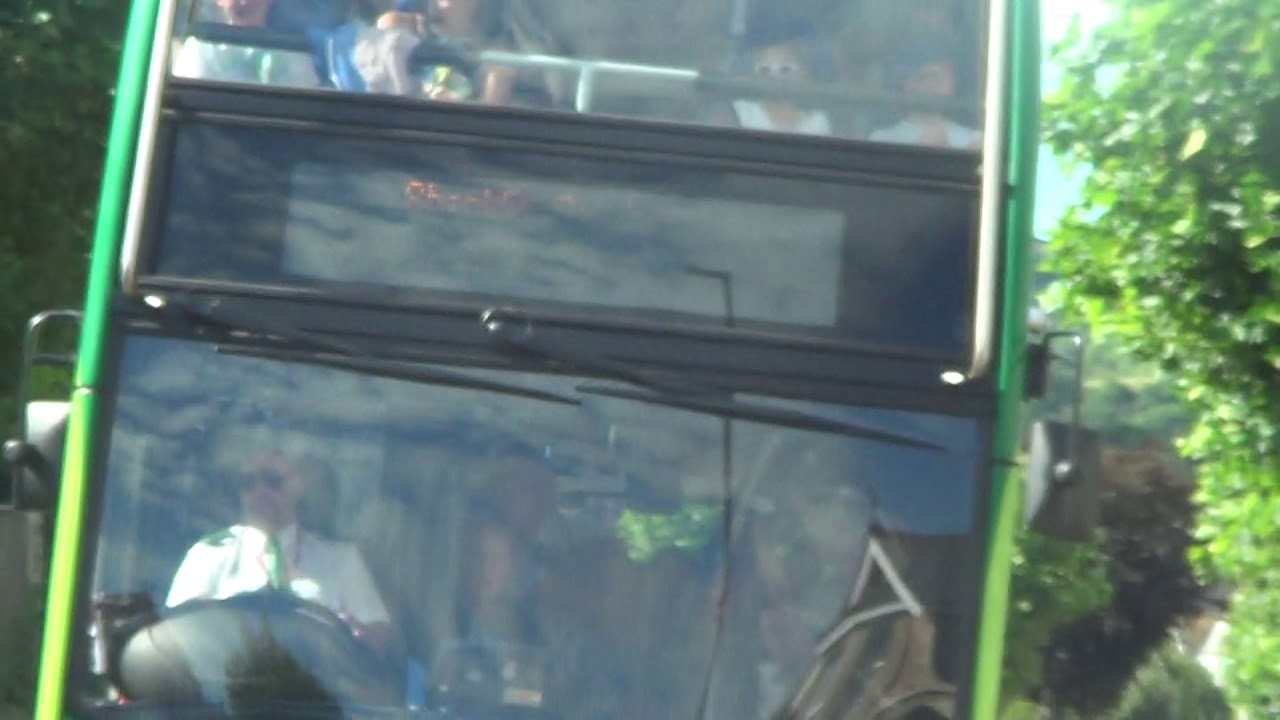 Southern Vectis bus route 3 arriving at Shanklin bus stop, 15th August ...