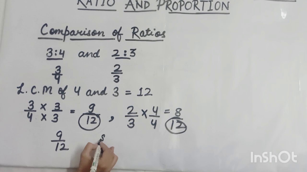 Class-6 ch-8 Ratio and proportion (Introduction)part -1 - YouTube
