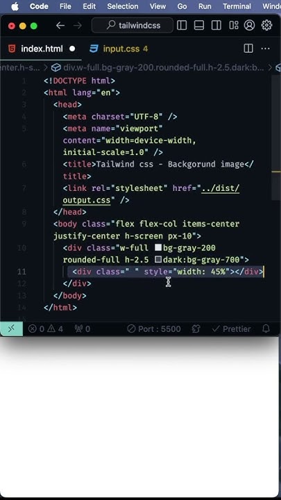 How to create a progress bar under 60 seconds using tailwindcss #coding - YouTube