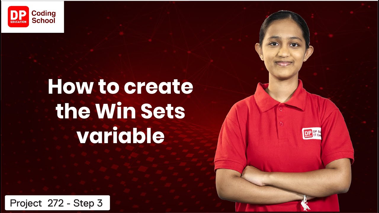Project 272 Step 03 - How to create the Win Sets variable - YouTube