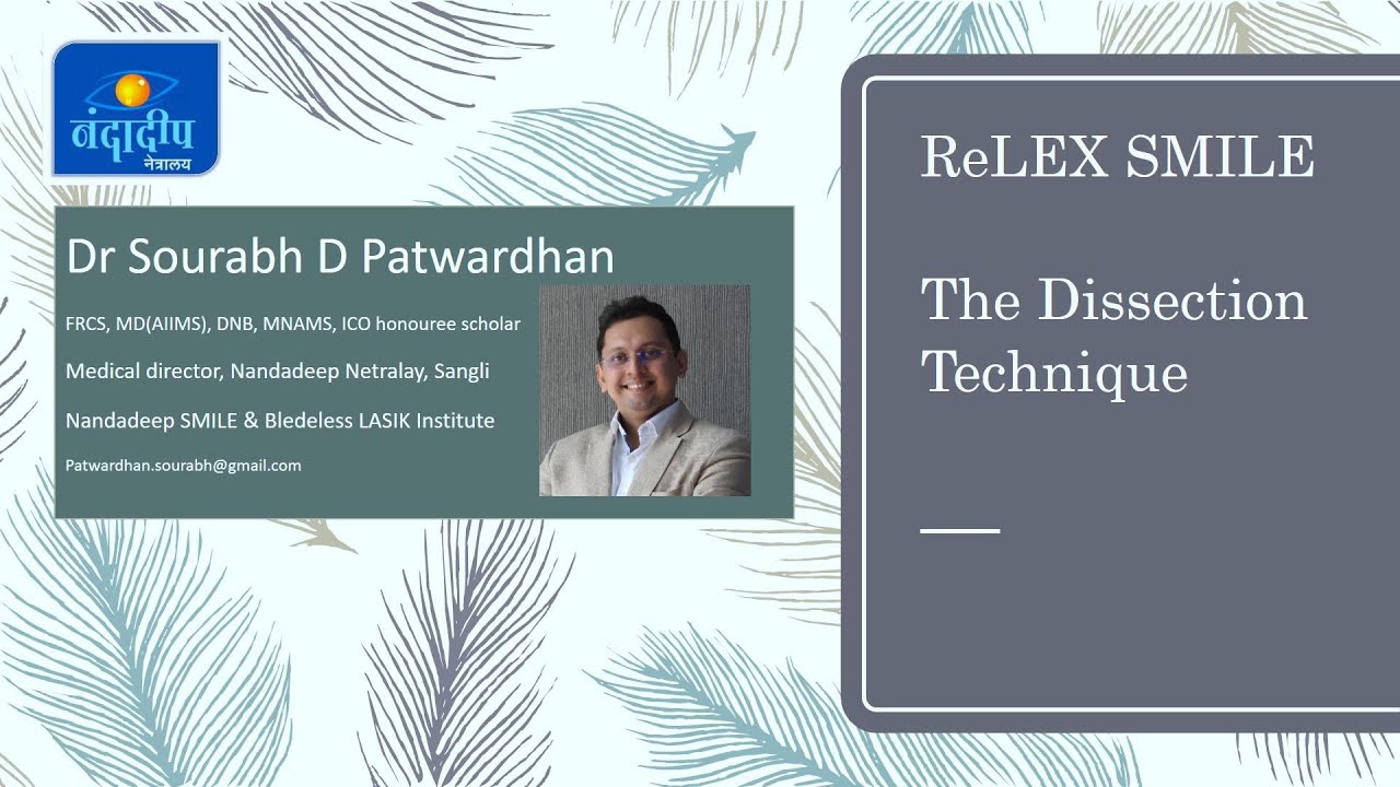 163 ReLEx SMILE dissection technique Dr Sourabh Patwardhan - YouTube