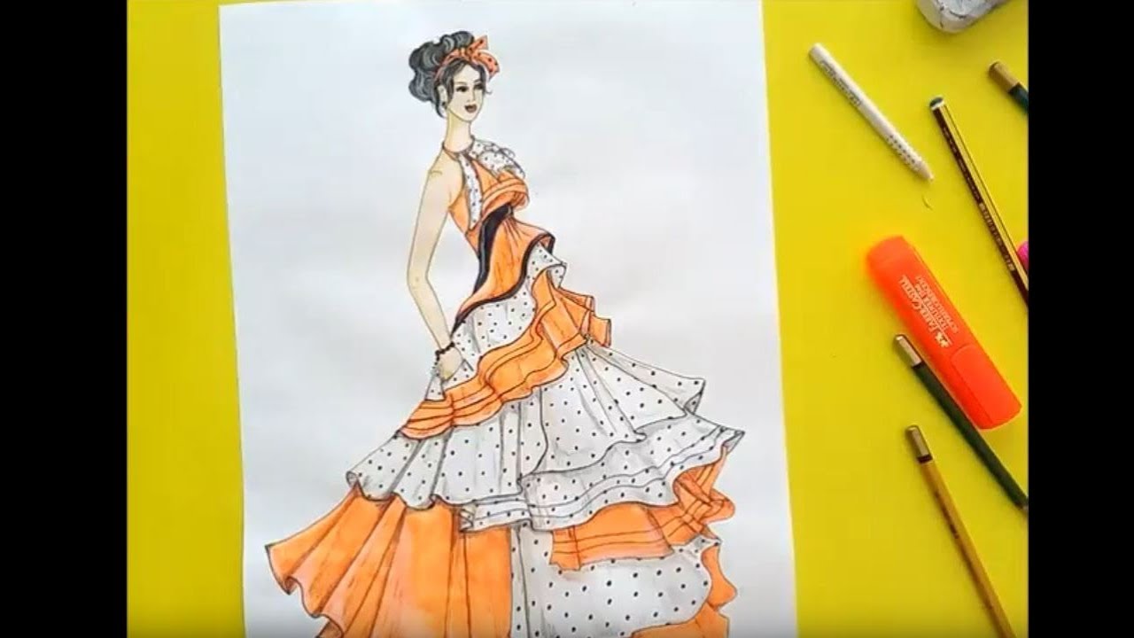 TUTORIAL Fashion-Model und Figur Schritt für Schritt zu zeichnen - YouTube