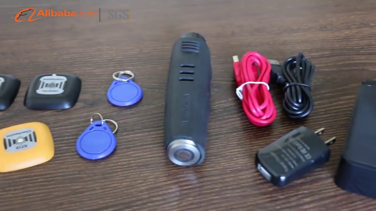 V9 guard tour Tag Reader - YouTube