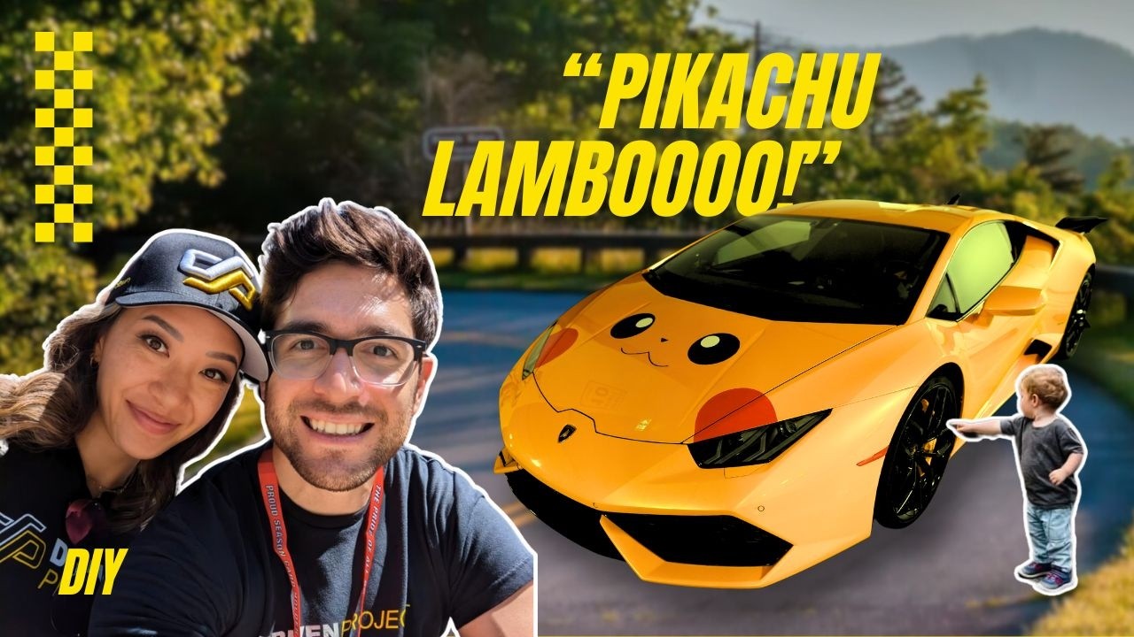 Making a Lamborghini Huracan Into Pikachu - YouTube