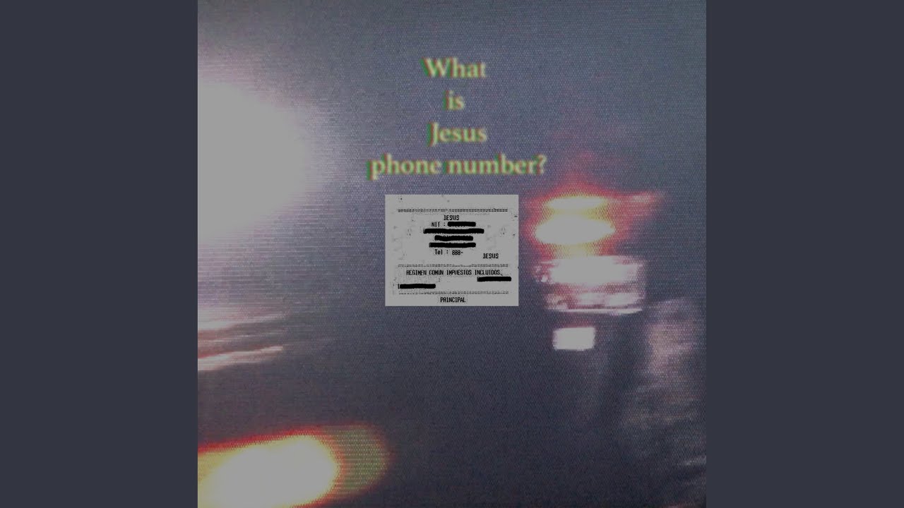 What is Jesus phone number? - YouTube