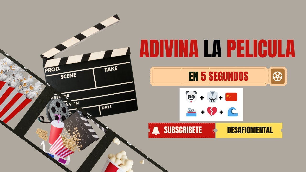 "¡ADIVINA la PELÍCULA! Test CINEMATOGRÁFICO con EMOJIS - ¿Puedes ...
