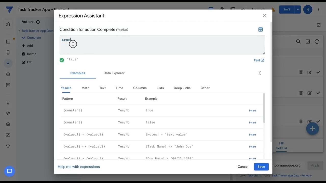 AppSheet Lesson 3 - Actions and Calendar - YouTube