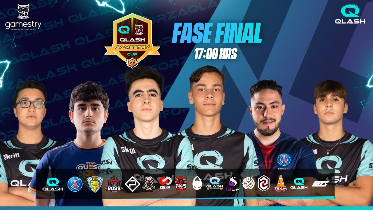 COPA GAMESTRY DE BRAWL STARS POR 1000€!! Con QLASH, TEAM QUESO, PSG ...