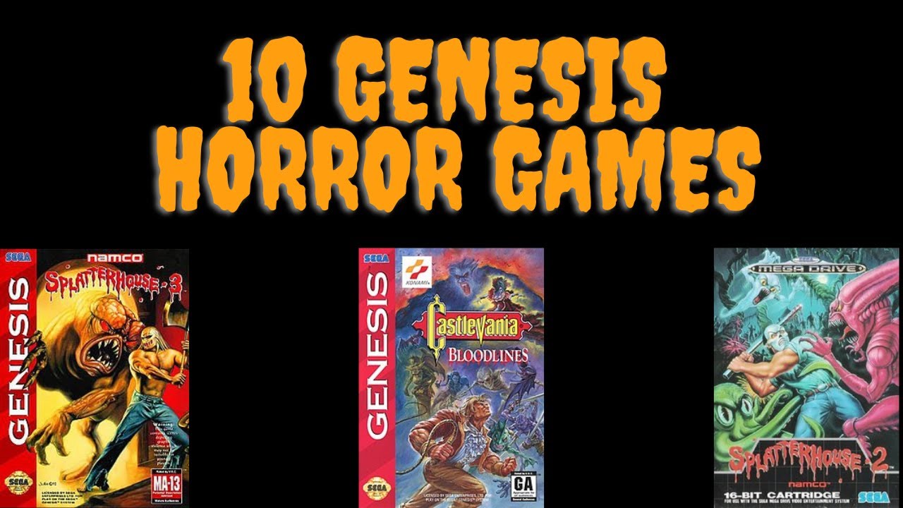 10 Genesis Games to give you the Creeps - YouTube