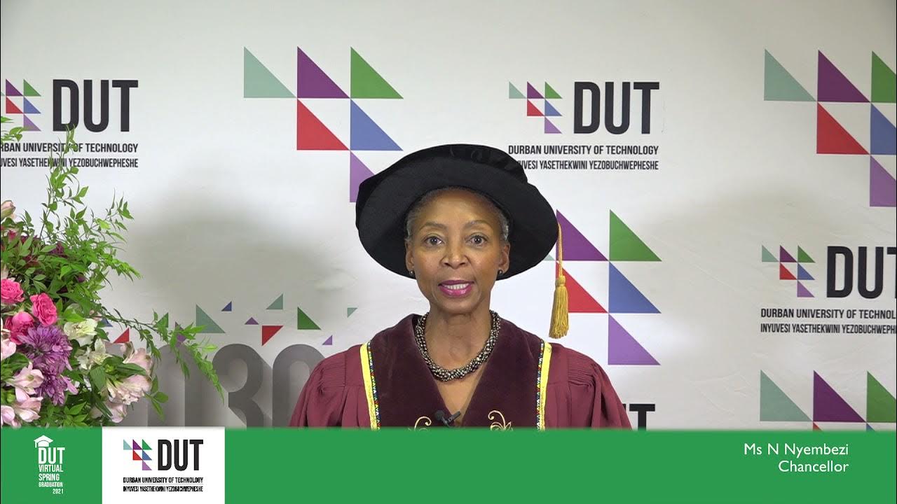 DUT Virtual Spring Graduation 2021: Faculty of Engineering and the Built Environment - YouTube