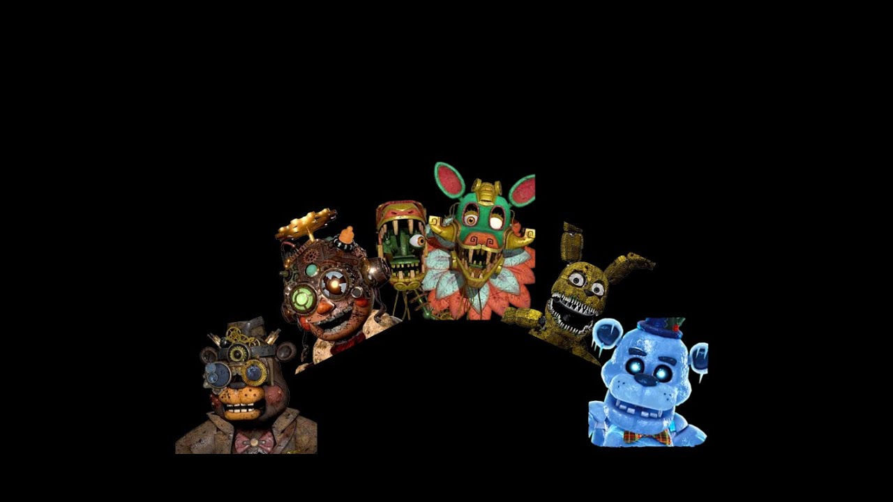 FNAF AR CUSTOM NIGHT ALL ANIMATRONICS - YouTube