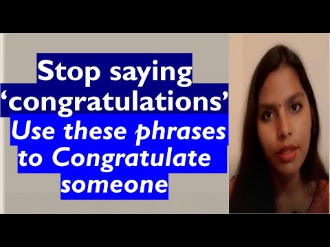 20 Alternative ways to say 'CONGRATULATIONS' | Use these phrases ...