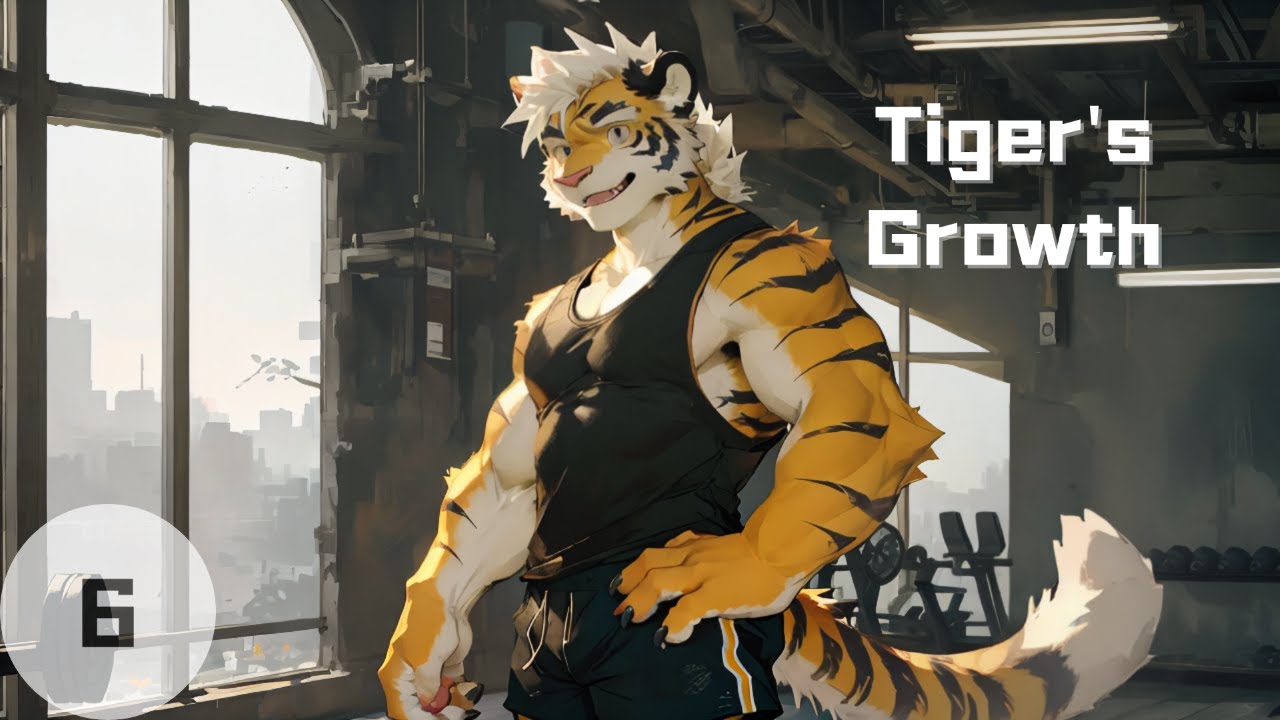 Tiger's Growth - Furry Muscle Growth Episode 6 - YouTube