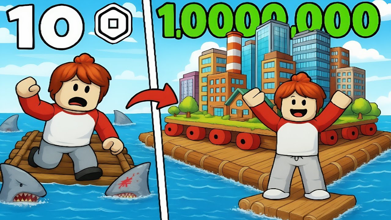 The Most INSANE Luxury Raft Ever Built in Roblox! - YouTube