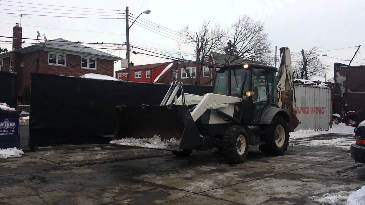 Terex TX 760 backhoe loader - YouTube