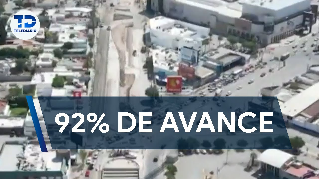 92% de avance presenta el sistema vial "4 caminos" en Torreón - YouTube