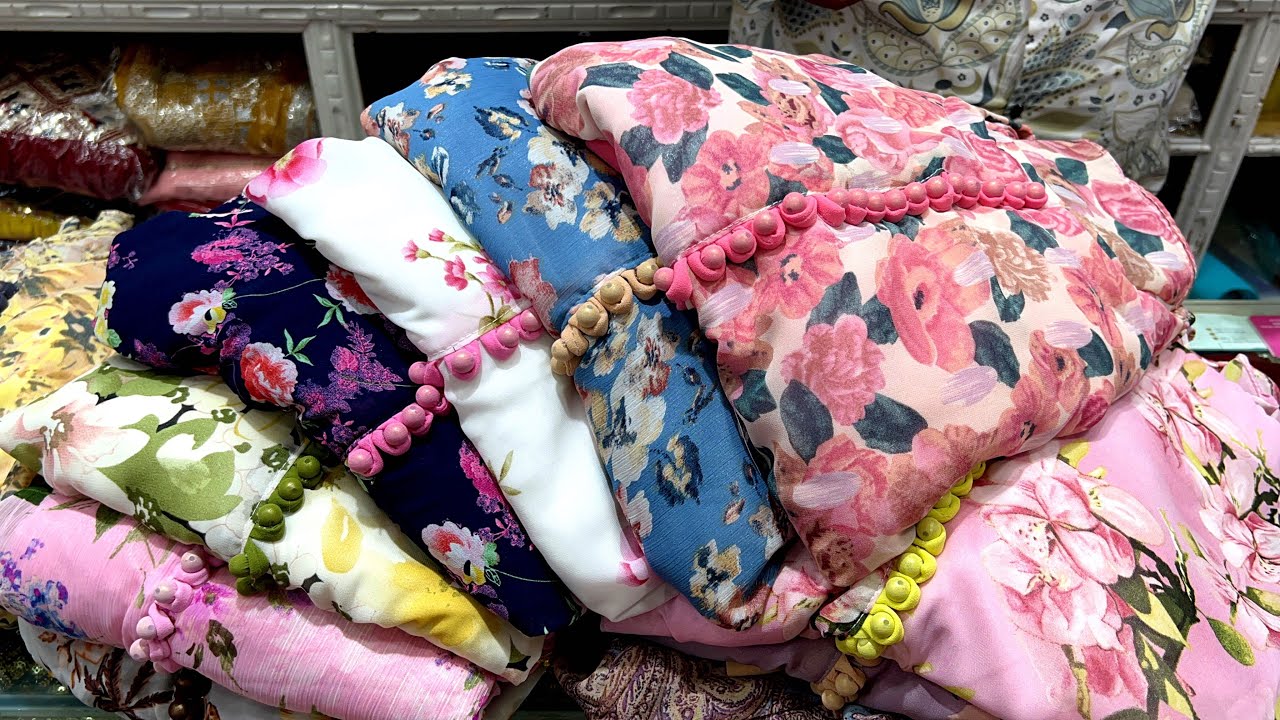 Most requested floral Anarkoli gown with 80" long hijab/orna | ফ্লোরাল ...