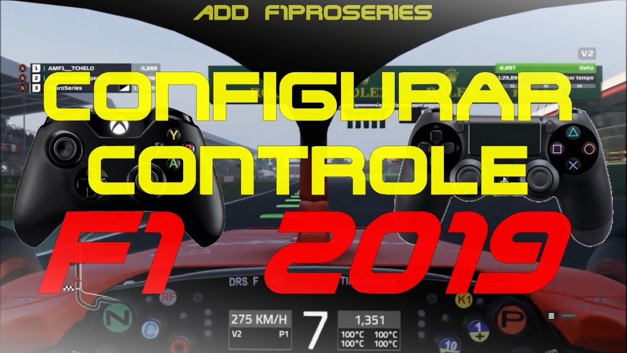 DICAS CONFIGURAR CONTROLE F1 2019 MELHOR SETUP TUTORIAL COMPLETO - YouTube