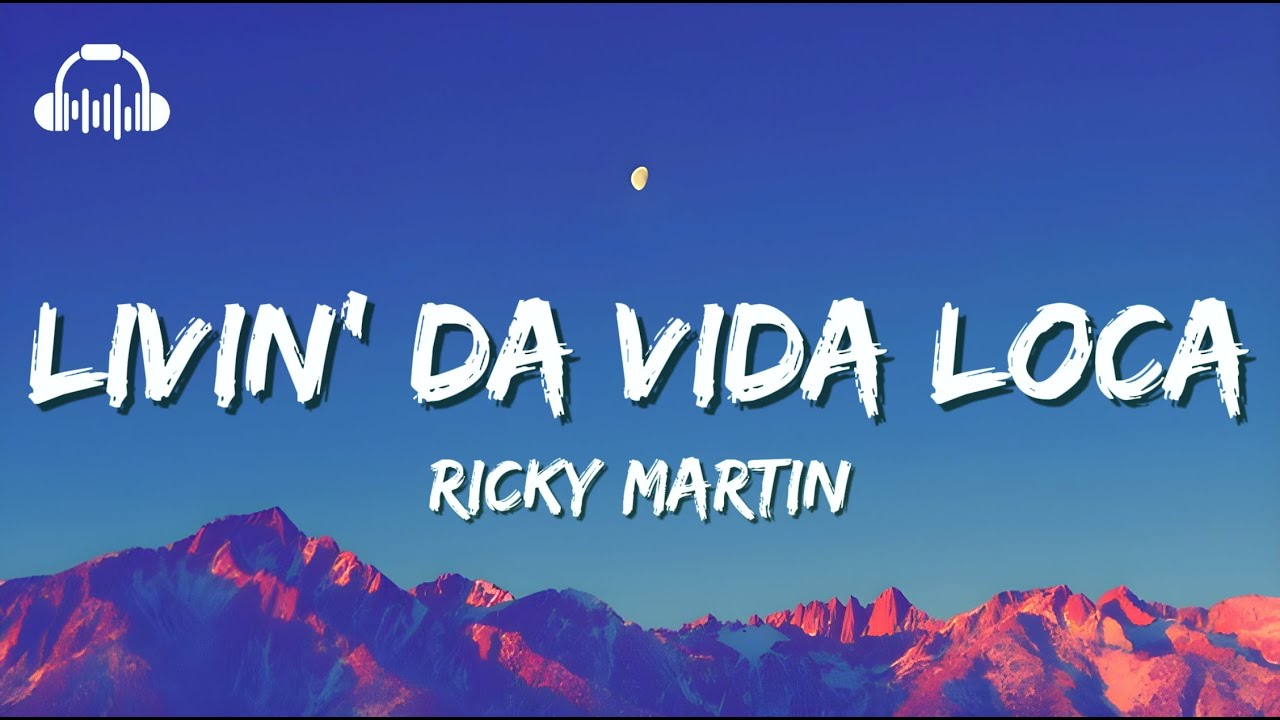Ricky Martin - Livin' Da Vida Loca │ Lyrics 🎵 - YouTube