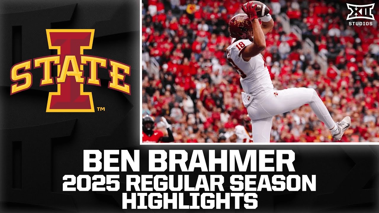 Benjamin Brahmer Regular Season Highlights | 2025 Big 12 Football - YouTube