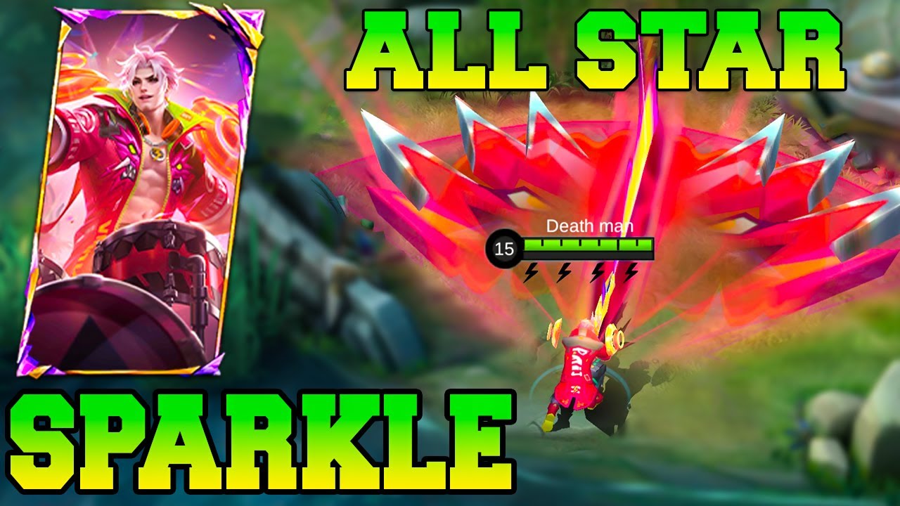 Fredrinn Sparkle Skin MLBB Gameplay !! Mobile Legends All Star Skin ...