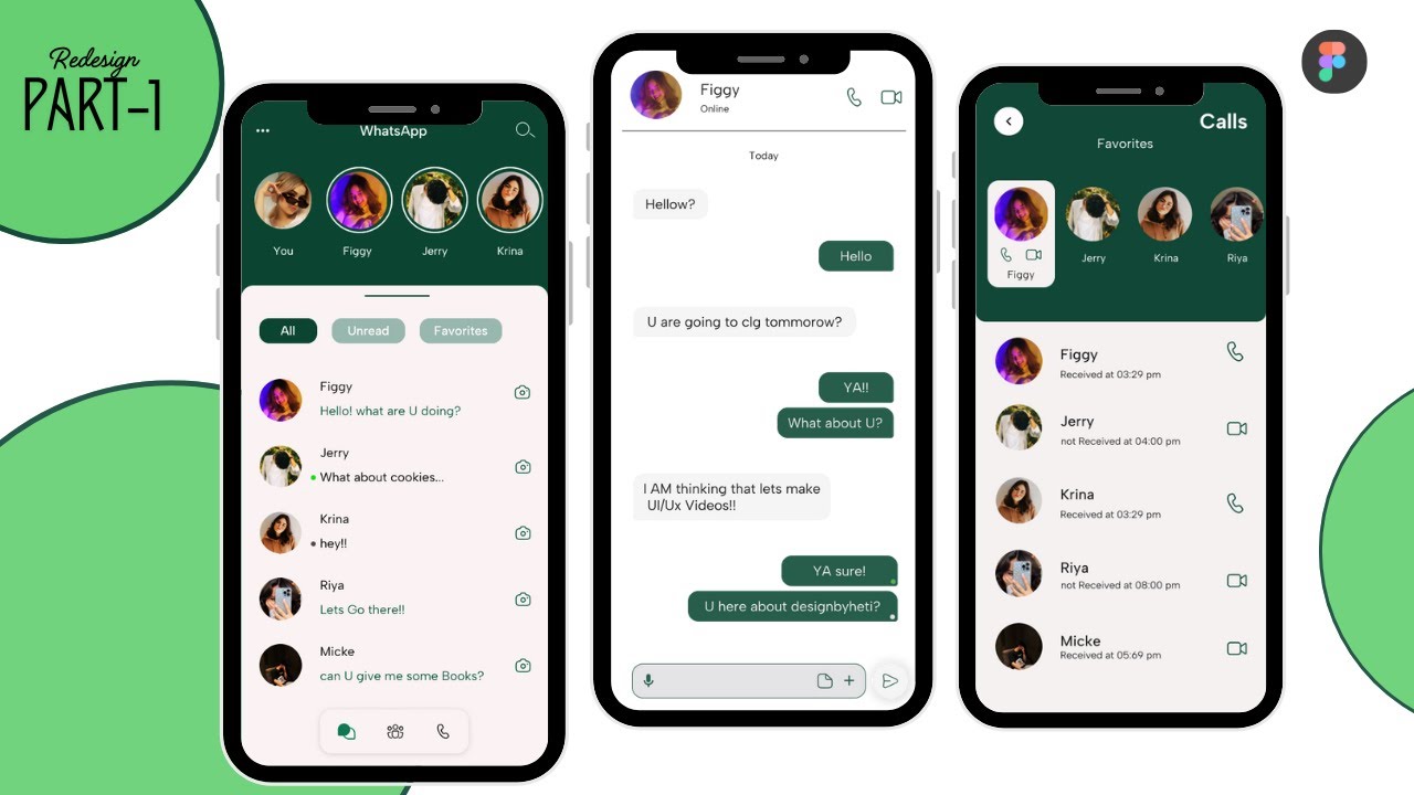 🪄 Transforming WhatsApp (Part-01)→ New UI/UX Experience (Figma Tutorial ...