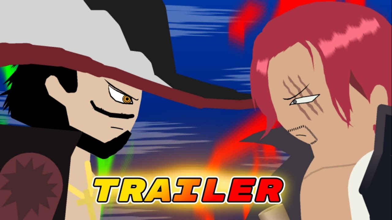 (Trailer) Mihawk VS Shanks - Stick Nodes Animation - YouTube