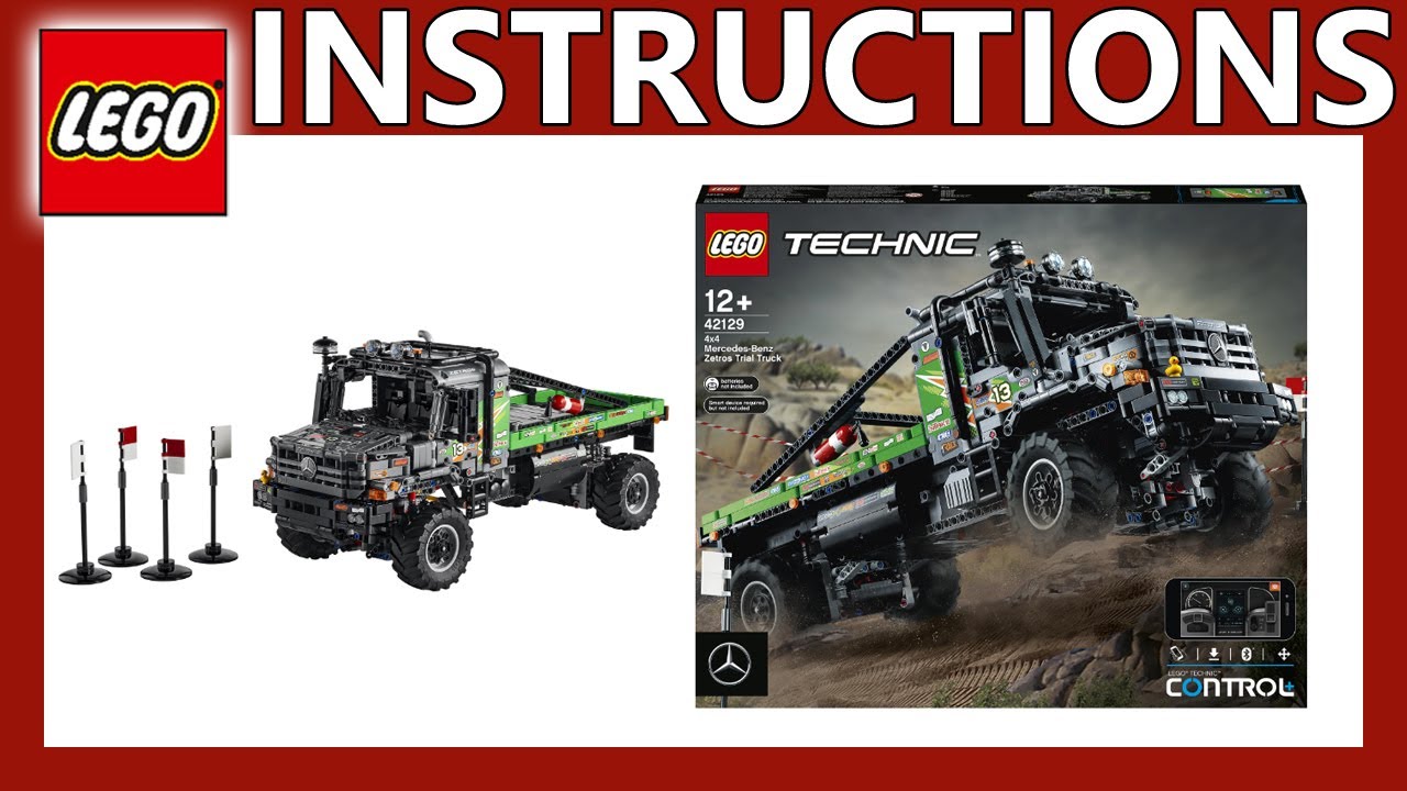 LEGO Instructions | App Controlled 4x4 Mercedes Benz Zetros Trial Truck ...