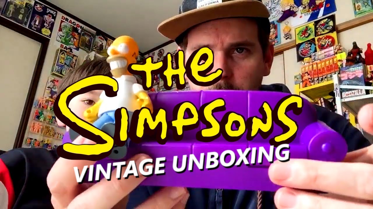 VINTAGE 1990 SIMPSONS (MATTEL) - COLLECTION & UNBOXING! - YouTube