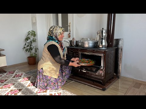 Kuzinede akşam yemeği hazırlığı / iftara misafirlerime bol çeşitli yemekler / Ege köyünde yaşam 