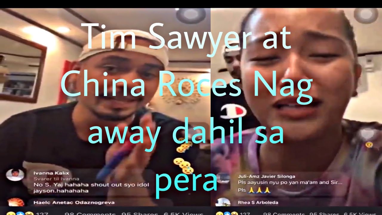 Tim Sawyer Vlogger at China Roces Nag away nga ba dahil sa pera? - YouTube