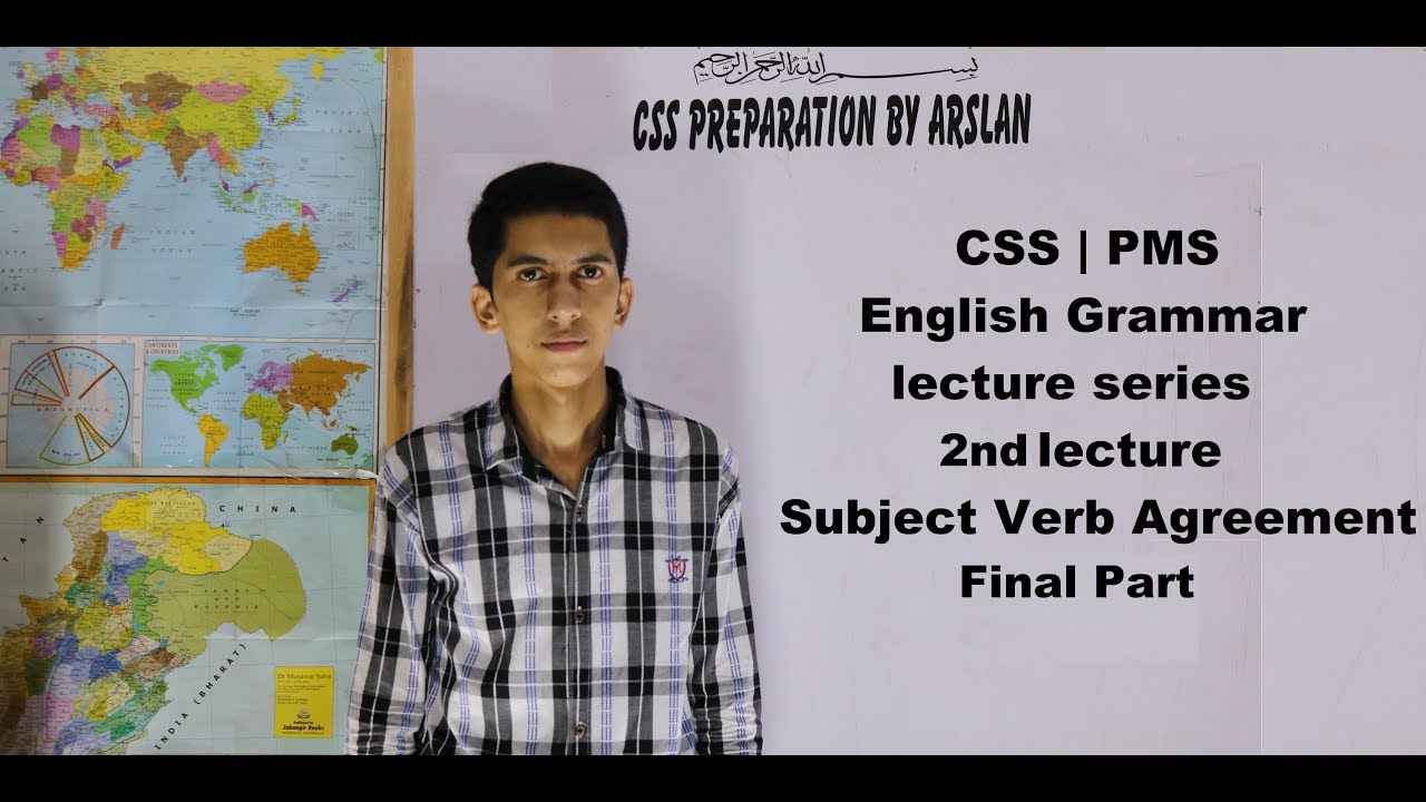 CSS | PMS | English Grammar series|2nd lecture | Subject Verb Agreement ...