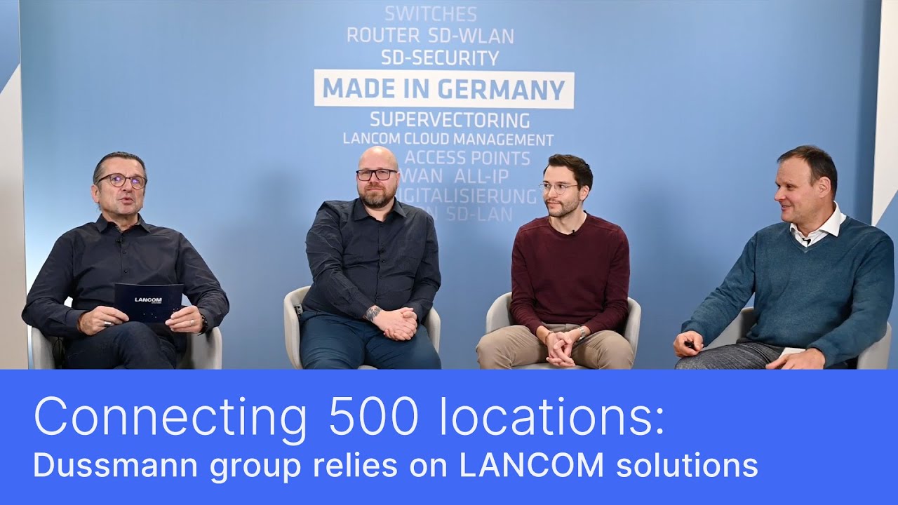 LANCOM Online Masterclass Site Connectivity | Practical example from a customer's perspective ...