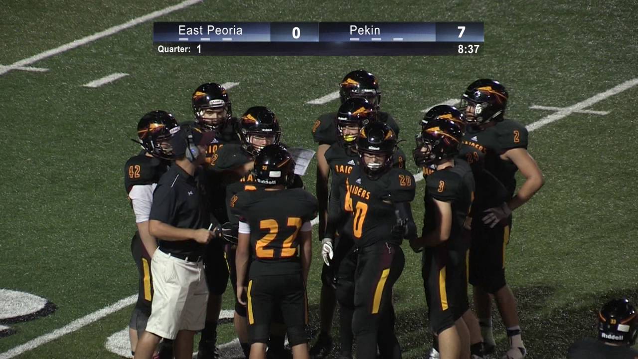 EPCHS Varsity Football vs. Pekin - YouTube
