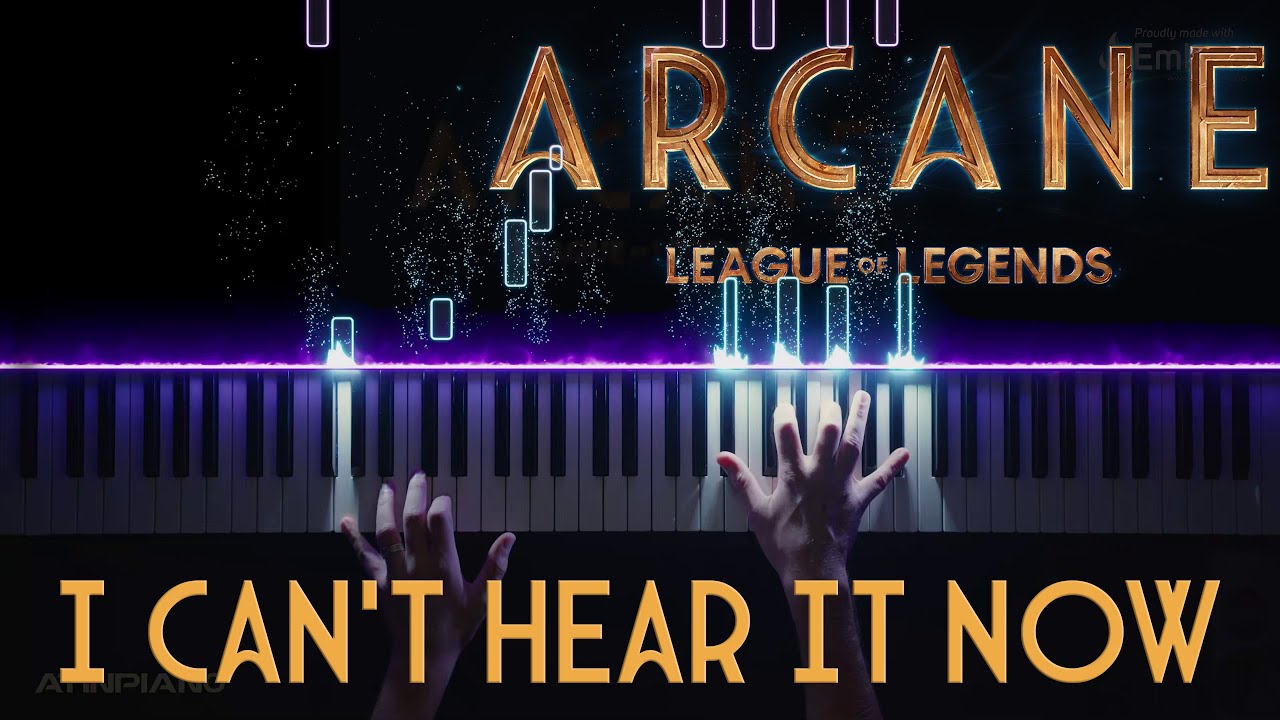Freya Ridings - "I Can't Hear It Now" (From Arcane Season 2) [Piano ...