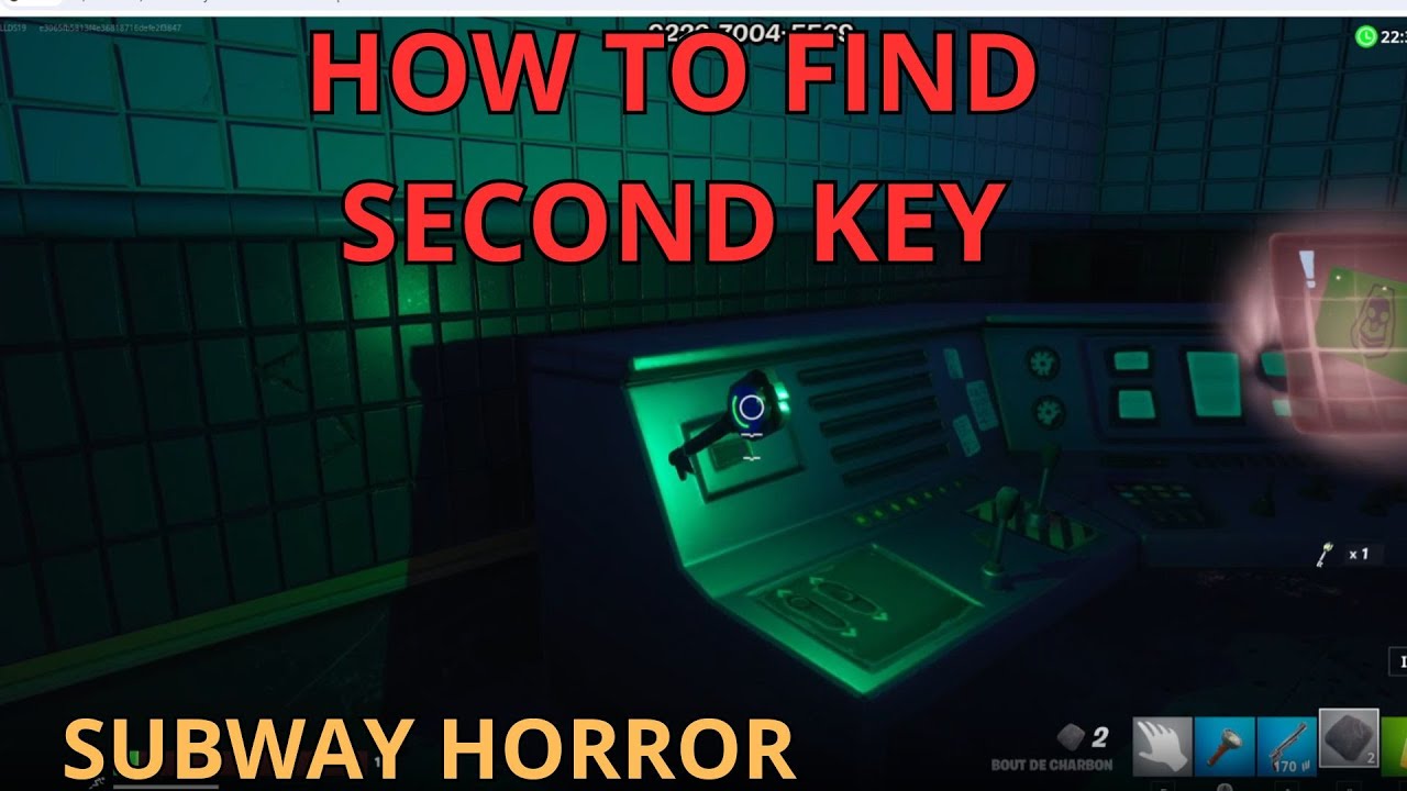 HOW TO FIND SECOND KEY ZONE 2 [HORROR] SUBWAY 地下鉄 MAP HORROR SUBWAY ...