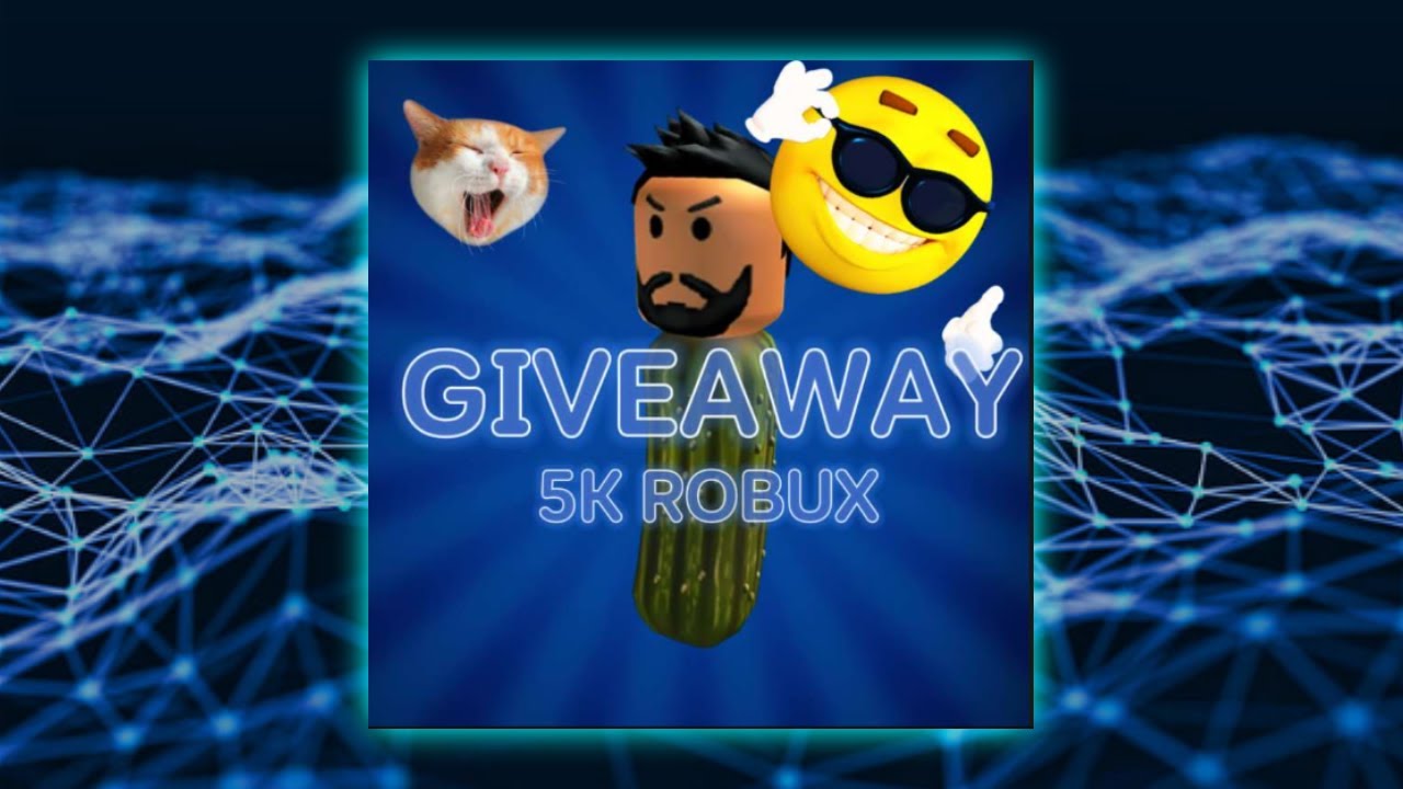 5,000 Robux Giveaway!! - YouTube