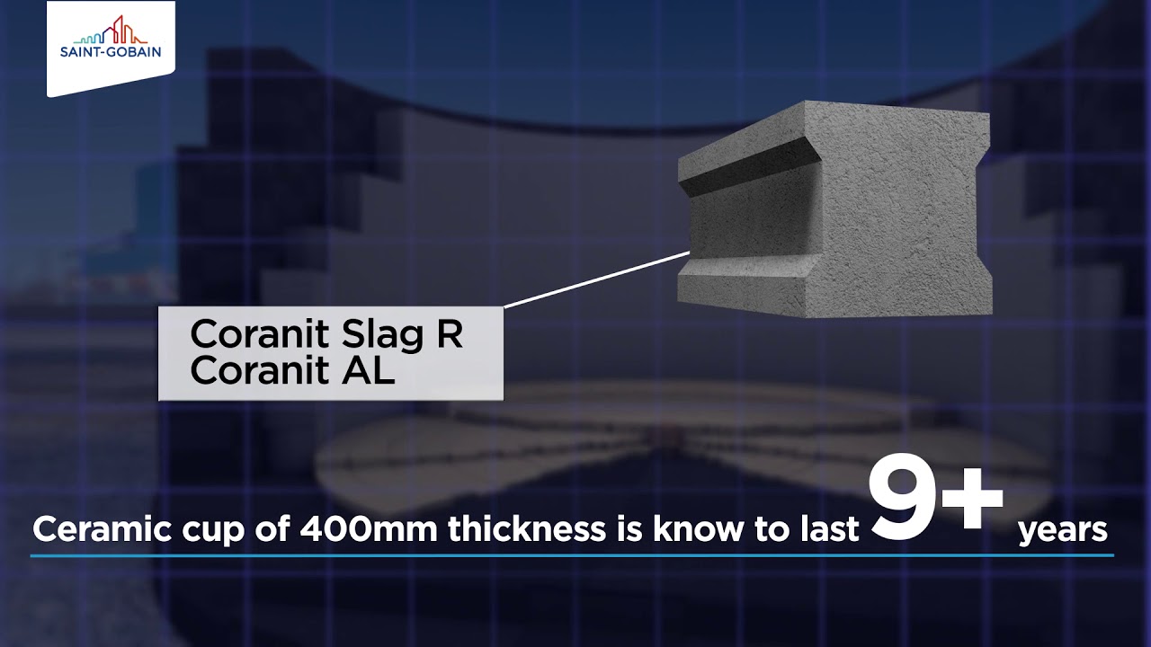 Saint-Gobain Ceramic Cup Solution for Blast Furnace Hearth - YouTube