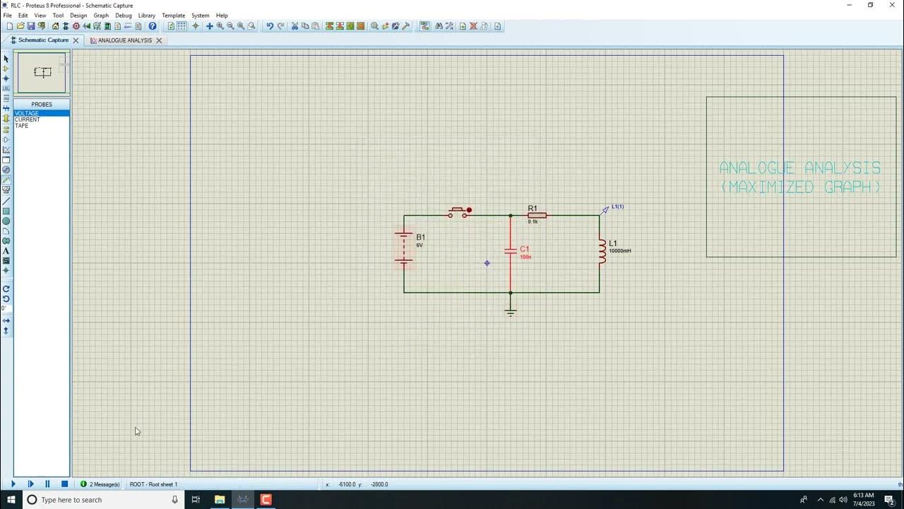 Mo phong RLC bang Proteus - YouTube