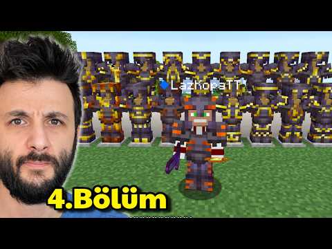 Tüm Netherite Zırhları Bastım (320 Antik Kalıntı) - Minecraft Survival 4.Bölüm