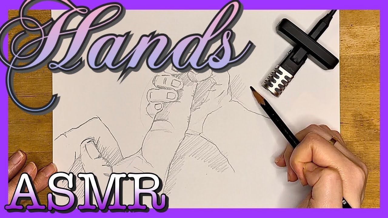 🤚 ️ How to draw hands | pencil drawing ASMR 🎙️| Easy for beginners | step by step | Sketch with ...