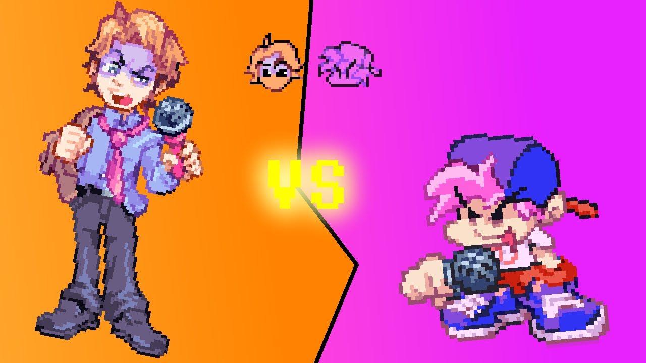 Normal Senpai VS B sides boyfriend (roses) | Friday Night Funkin - YouTube