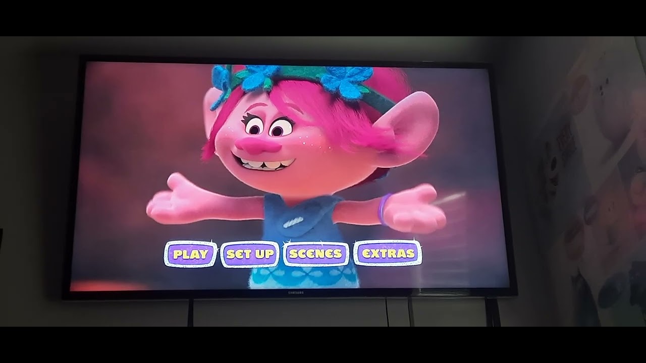 Trolls 2017 UK DVD Menu Walkthrough - YouTube