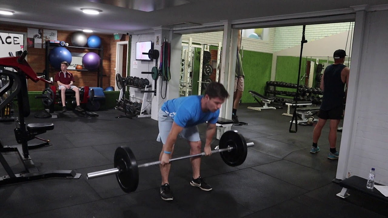 Barbell ground to overhead - movement demo - YouTube