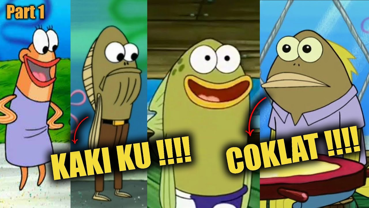 10 IKAN FIGURAN YANG TERKENAL DALAM KARTUN SPONGEBOB SQUAREPANTS - Part ...