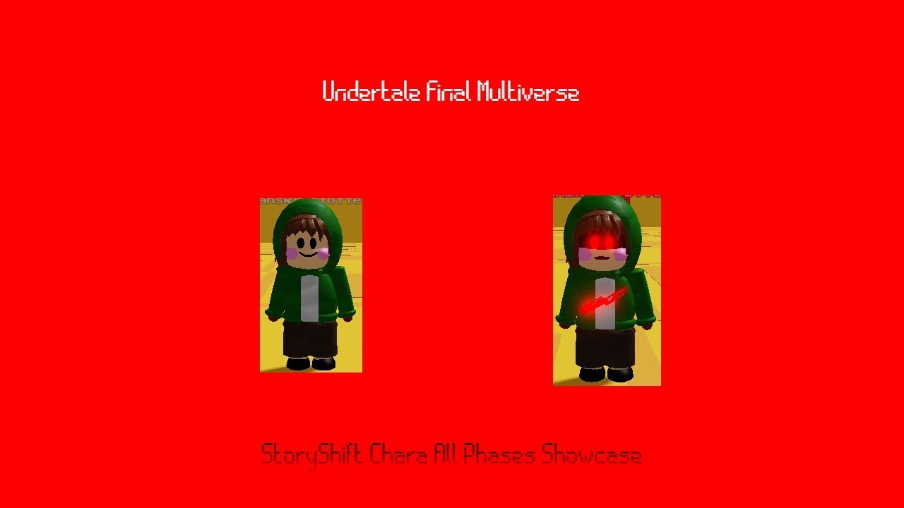 StoryShift Chara All Phases [Showcase] [Undertale Final Multiverse ...